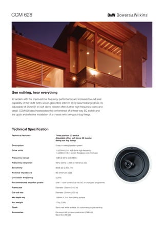 Ccm628 fiche produit | PDF