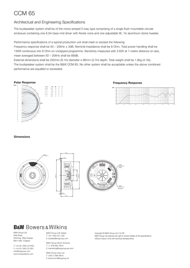 Ccm65 fiche produit | PDF