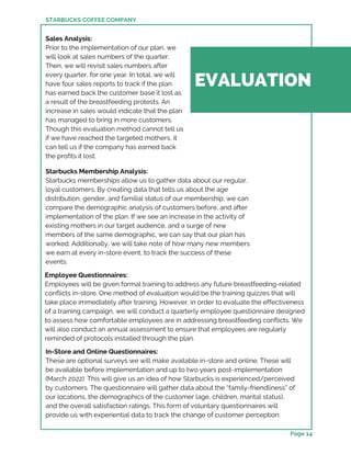 Starbucks Strategic Communications Plan | PDF