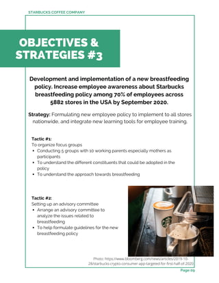 Starbucks Strategic Communications Plan | PDF