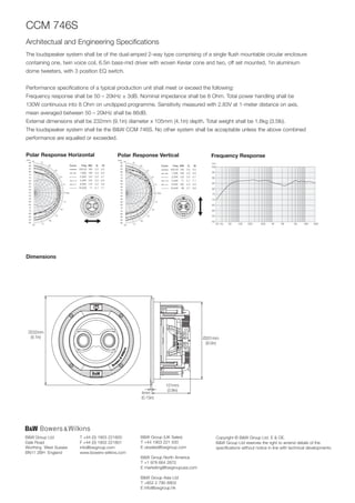 Ccm746 s fiche produit | PDF