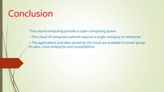 cloud computing | PPT