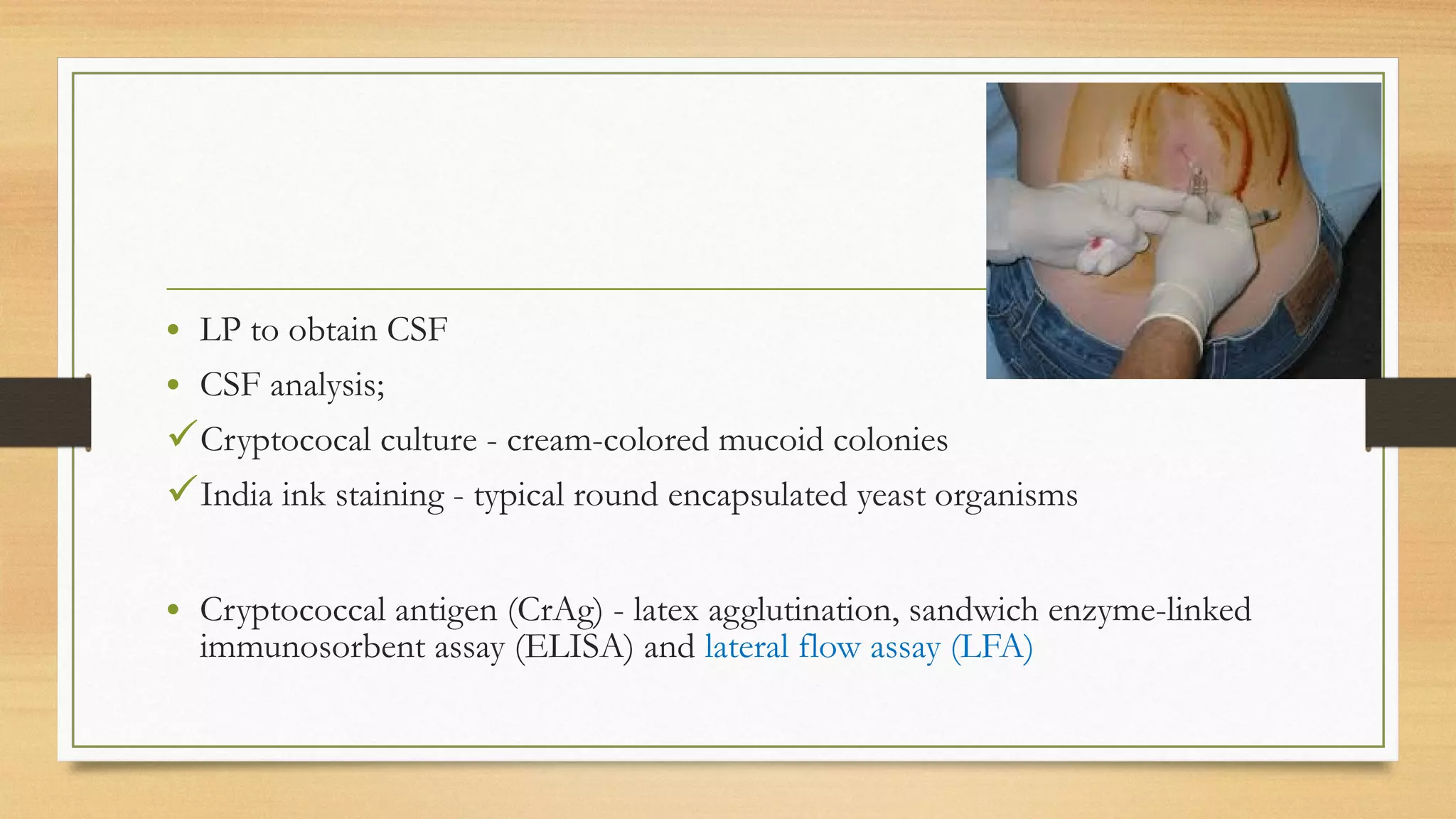 Case Presentation Cryptococcal Meningitis | PPT