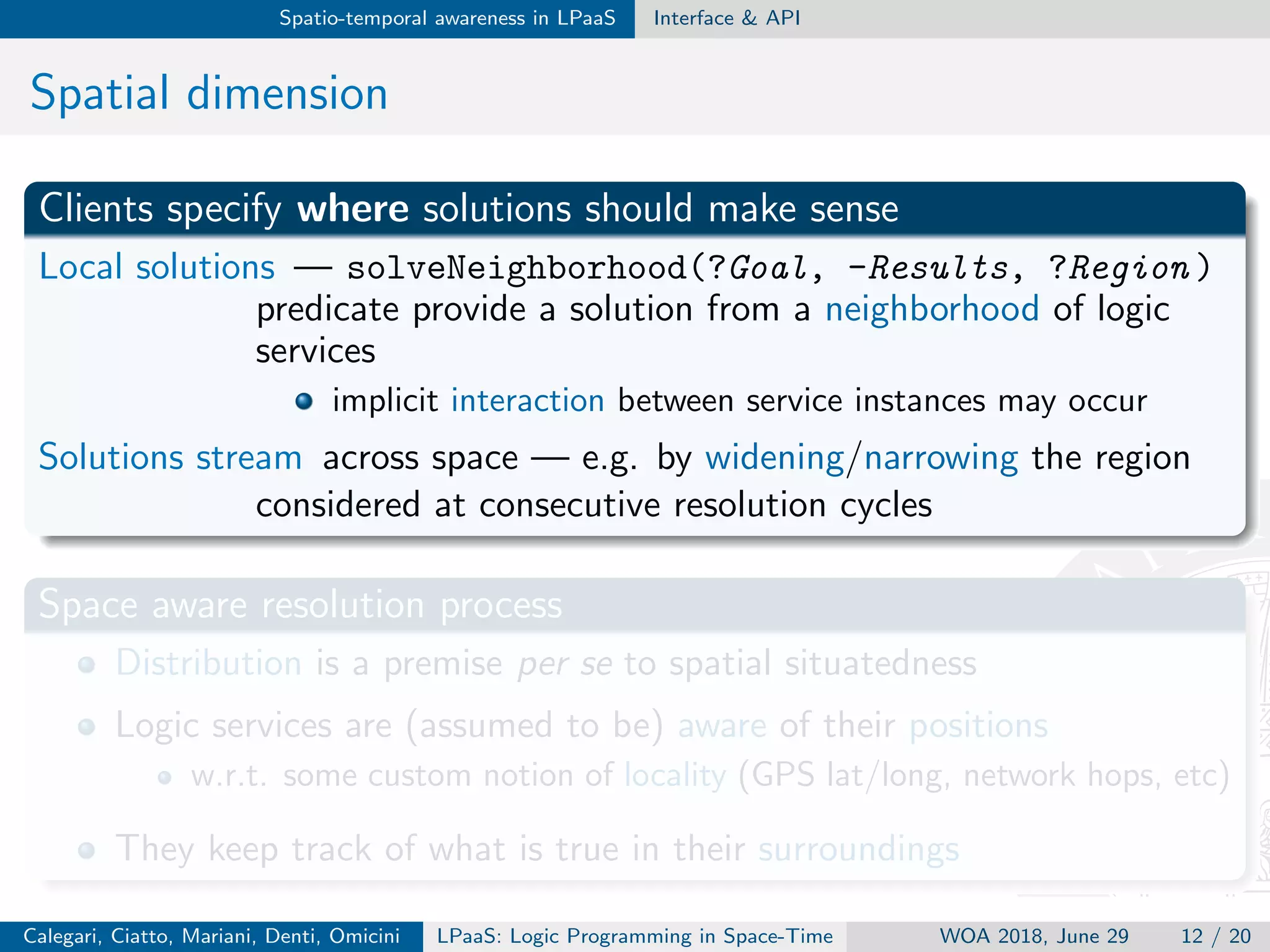 Logic Programming in Space-Time: The Case of Situatedness in LPaaS | PPT