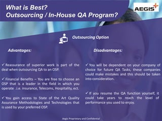 AEGIS: Quality Best Practices | PPTX