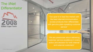 Welcome to iiNet Cape Town | PPTX
