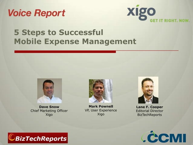 5 Steps to Successful Mobile Expense Management | PPT