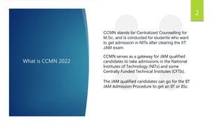 CCMN Counselling Procedure 2022 | PPTX
