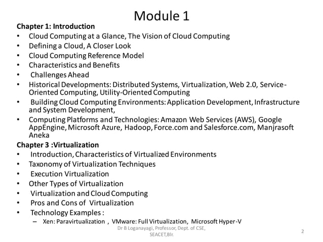 cloud computing cc module 1 notes for BE | PDF