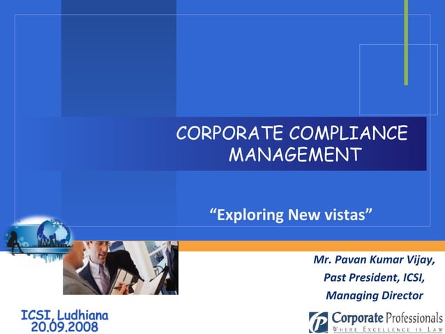 Corporate Compliance Management | PPT