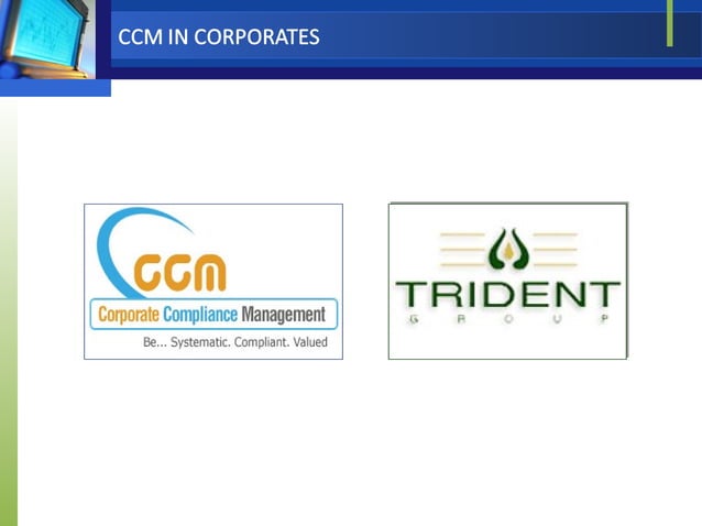 Corporate Compliance Management | PPT