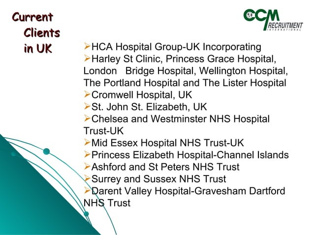 CCM Presentation/UK | PPT