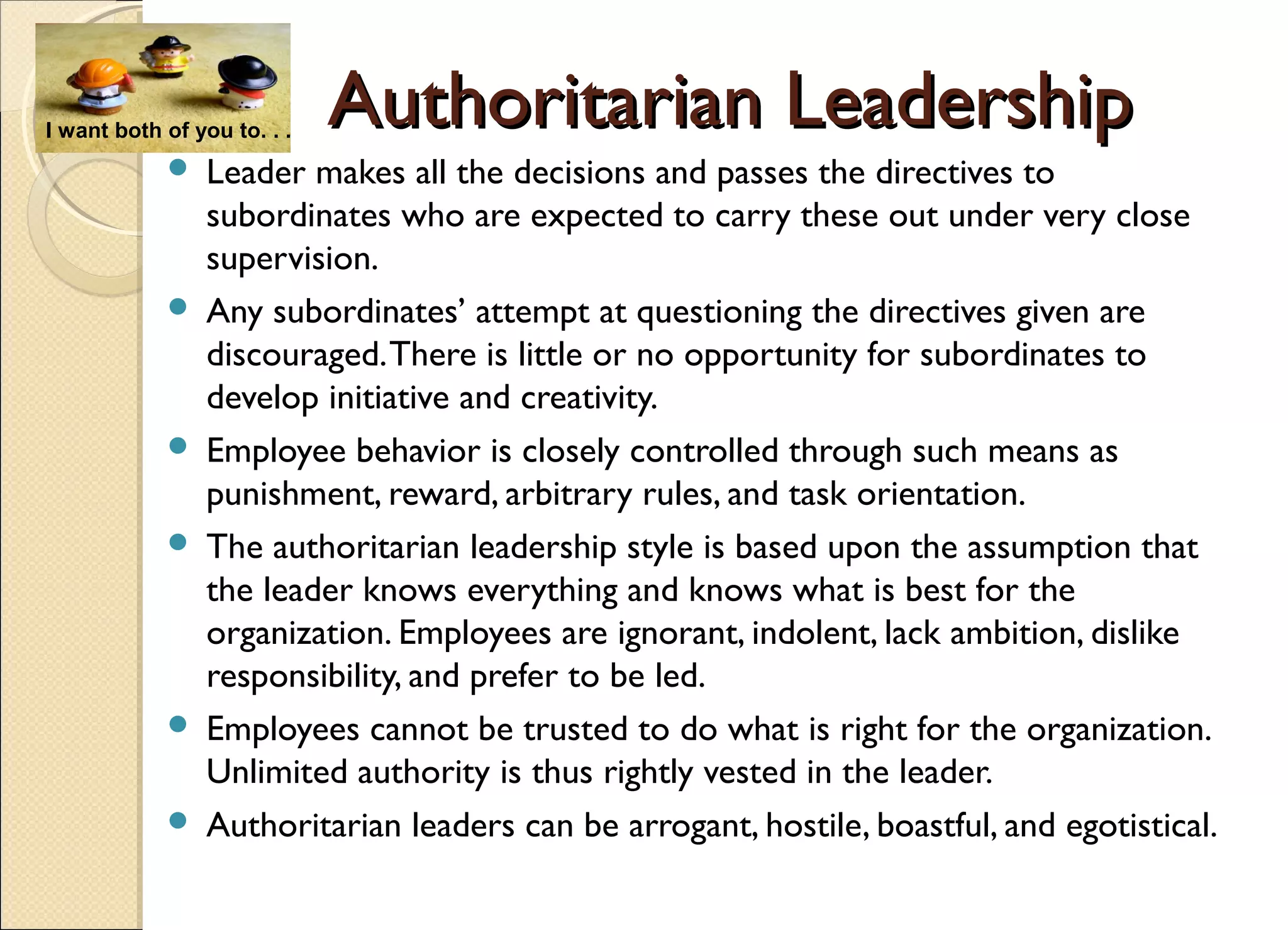 Leadership Style | PPT