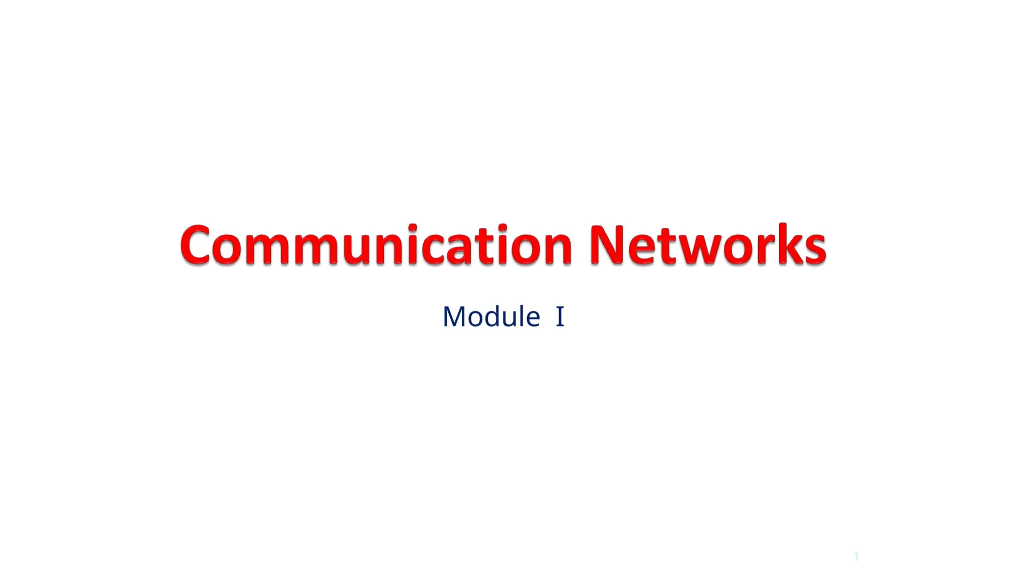 Introduction to Computer Communication networks | PPTX