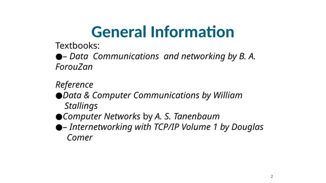 Introduction to Computer Communication networks | PPTX