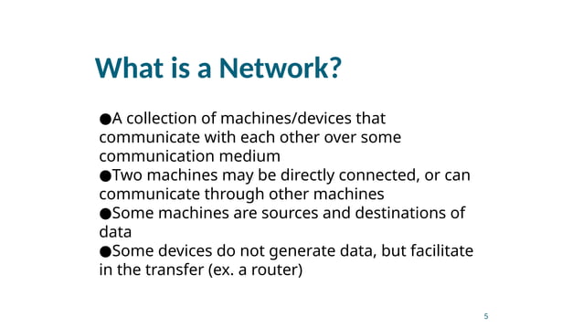 Introduction To Computer Communication Networks Ppt