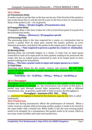 Computer Communication Networks-Network Layer | PDF