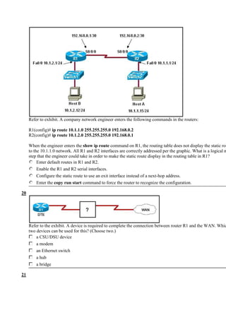 Ccna 2 v 4.0 final-exam-19-06-2010 | PDF