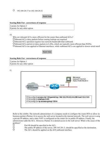 Ccna 3-discovery-4-0-module-8-100- | PDF