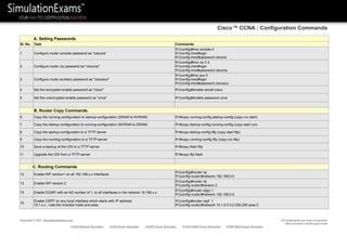 Ccna cheat sheet | PPT