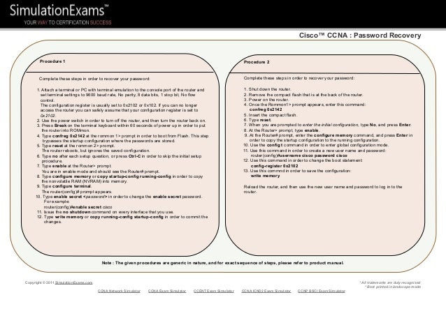 Ccna cheat sheet