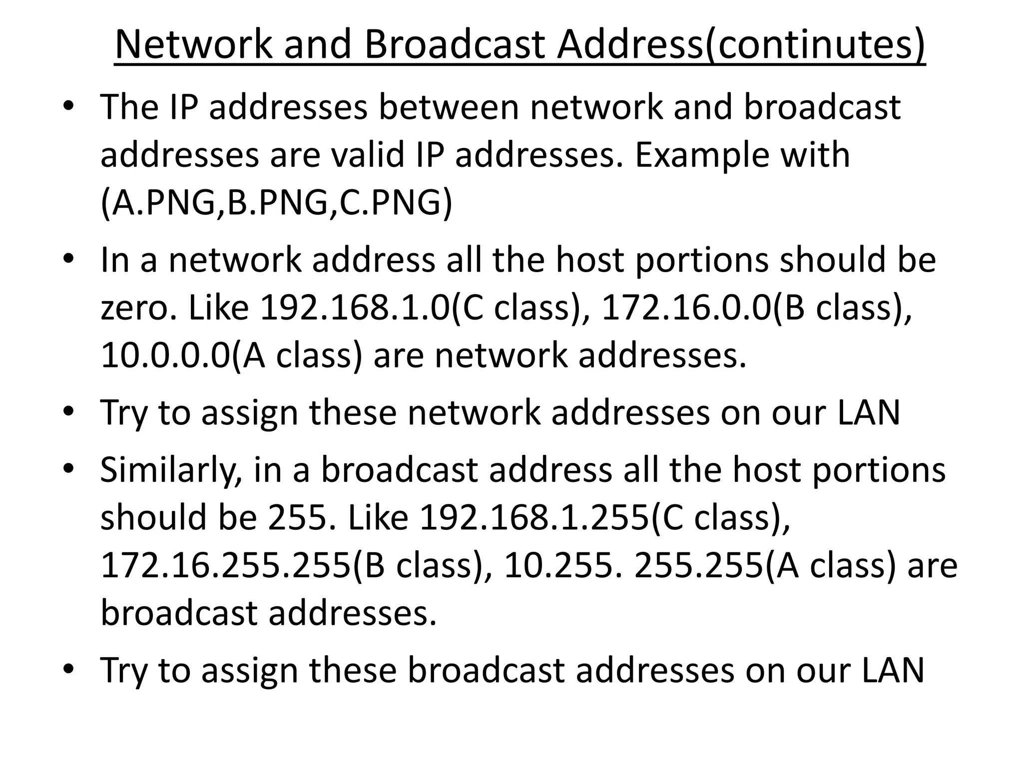 CCNA IP Address,Subnet mask (part 2) | PPTX | Computer Networking | Computing
