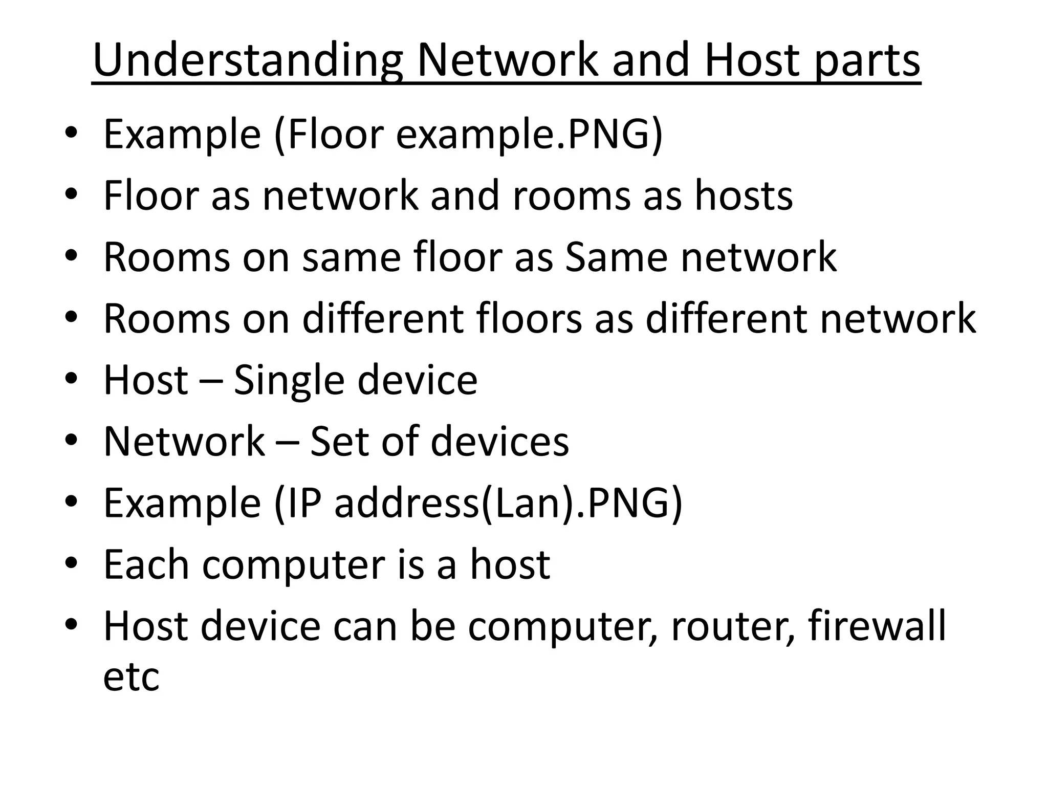 CCNA IP Address Presentation(Part 1) | PPTX