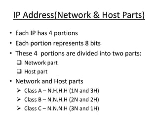CCNA IP Address Presentation(Part 1) | PPTX
