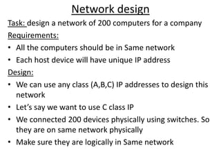 CCNA IP Address Presentation(Part 1) | PPTX
