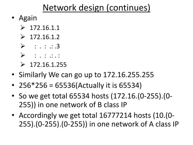 CCNA IP Address Presentation(Part 1) | PPT