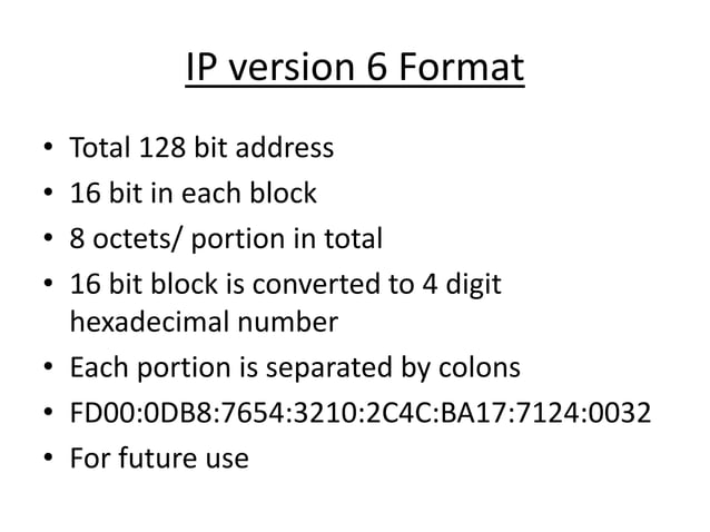 CCNA IP Address Presentation(Part 1) | PPT