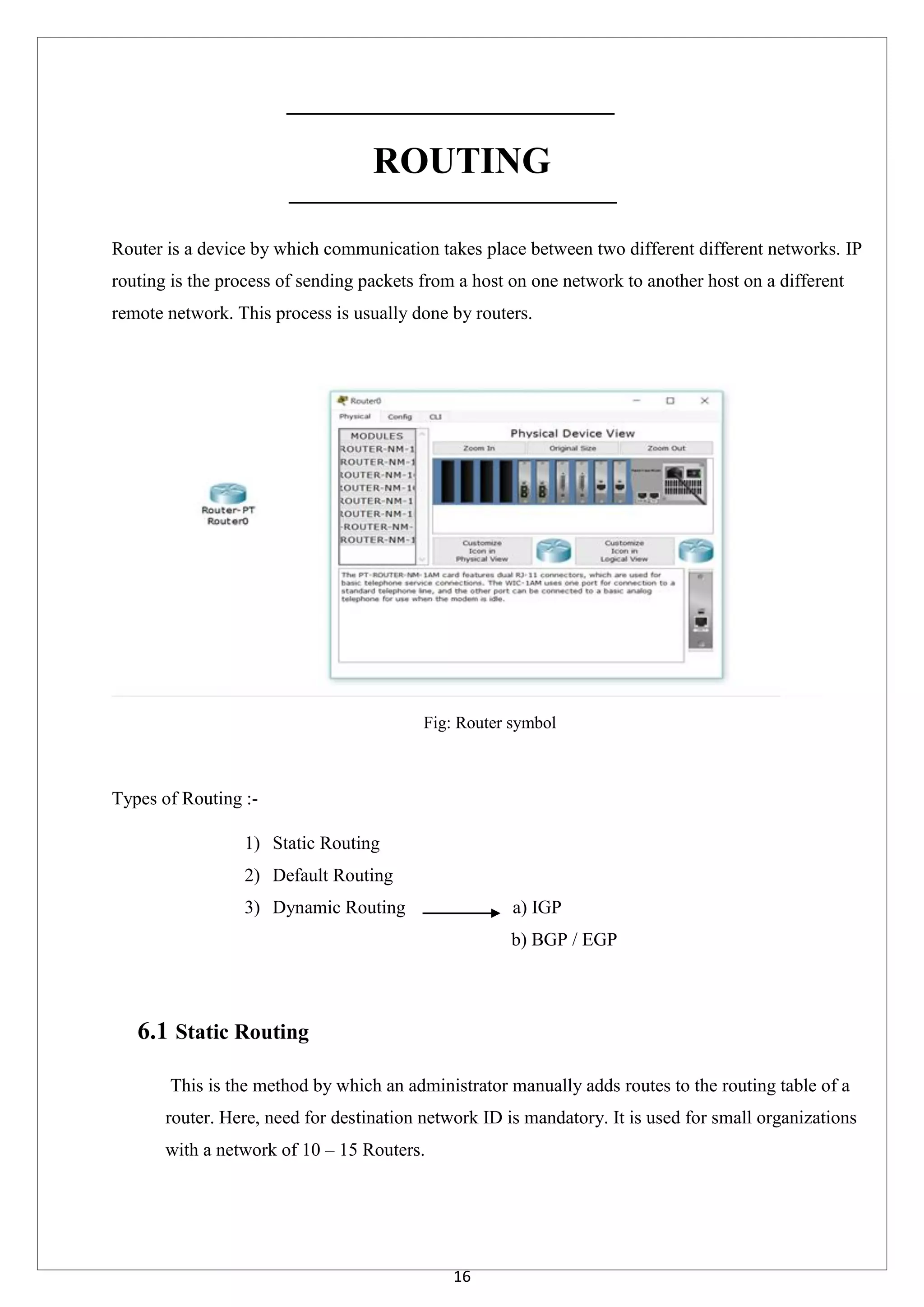 CCNA project-report | PDF