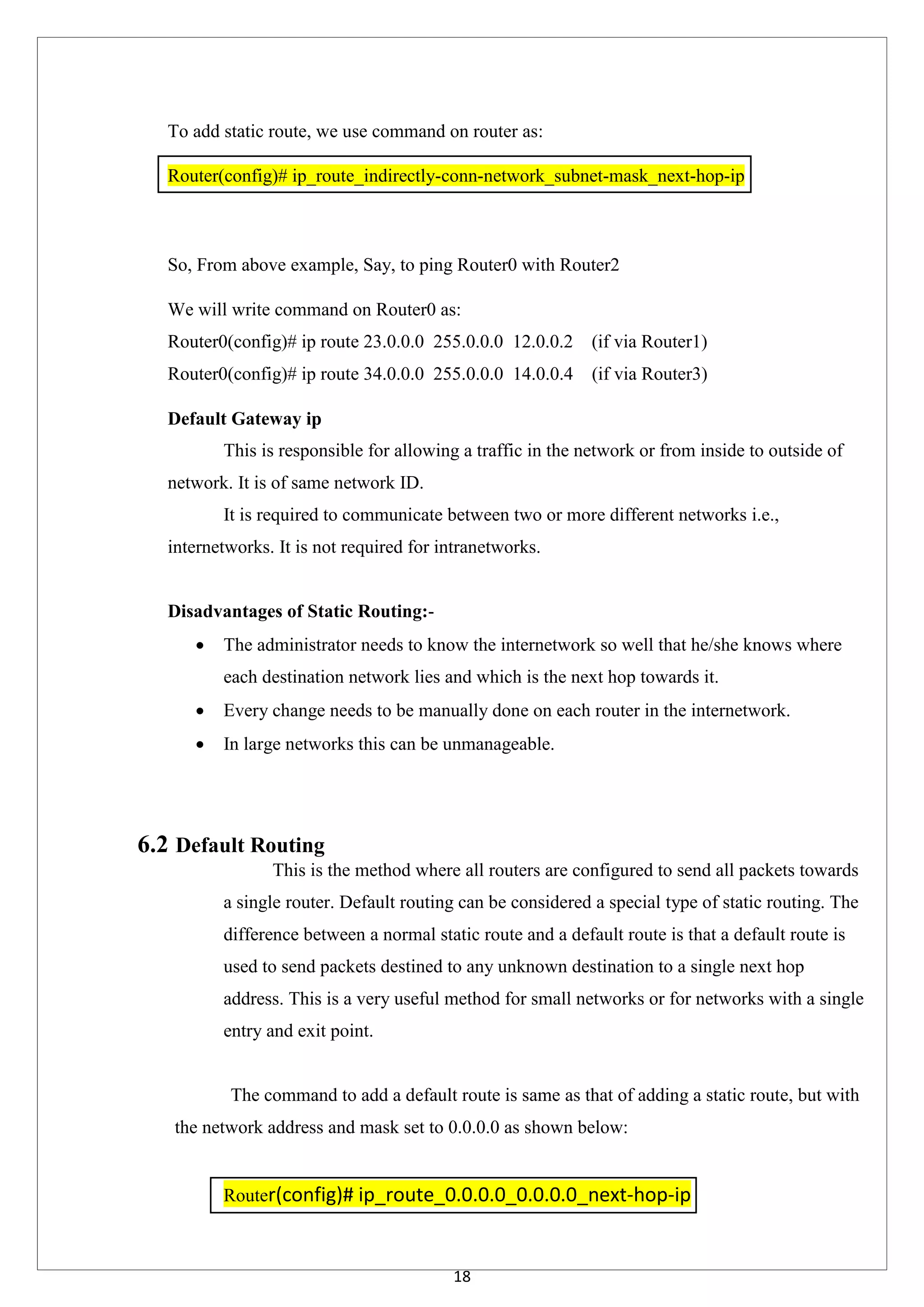Ccna Project Report Pdf Computer Networking Computing