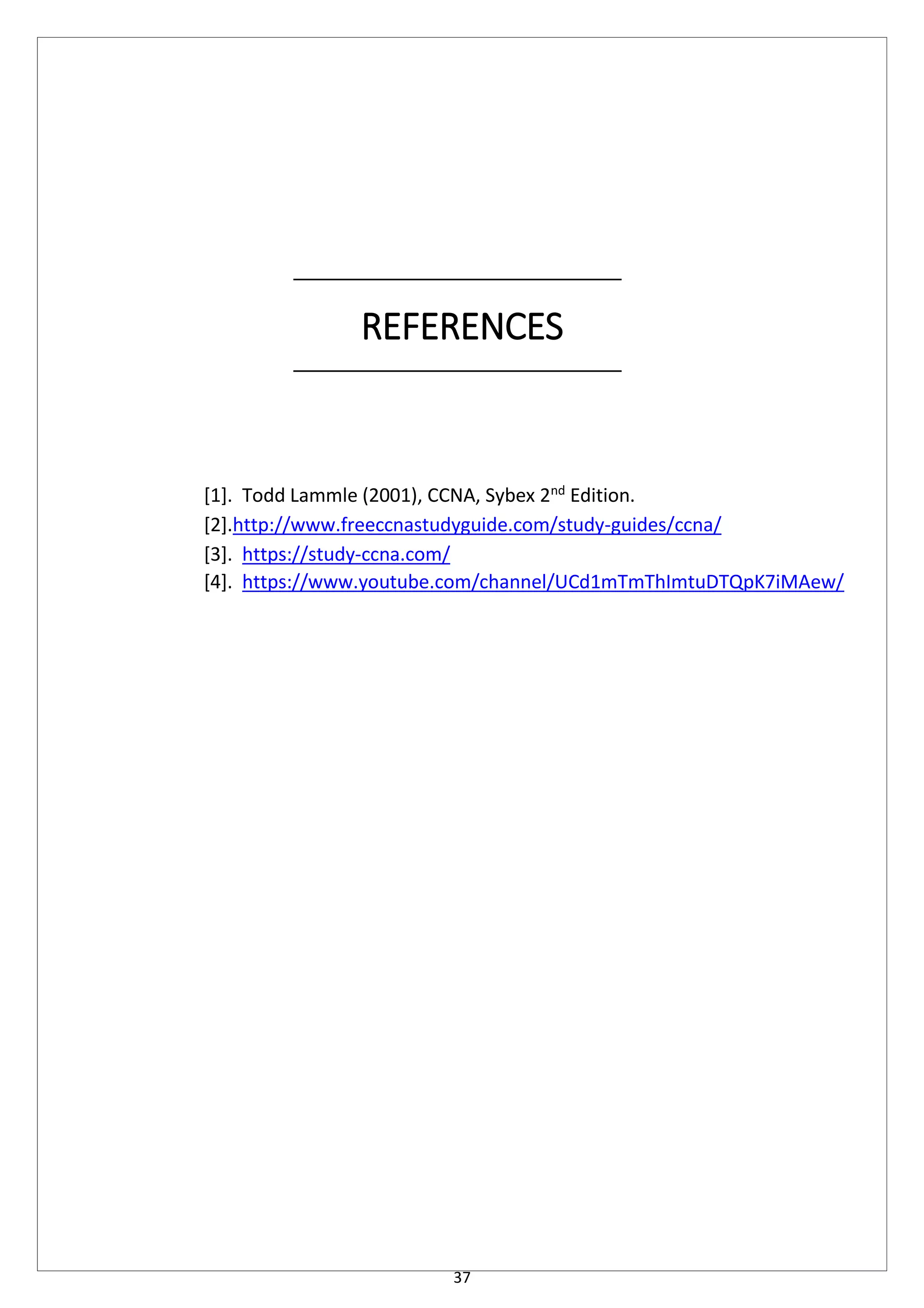 CCNA project-report | PDF