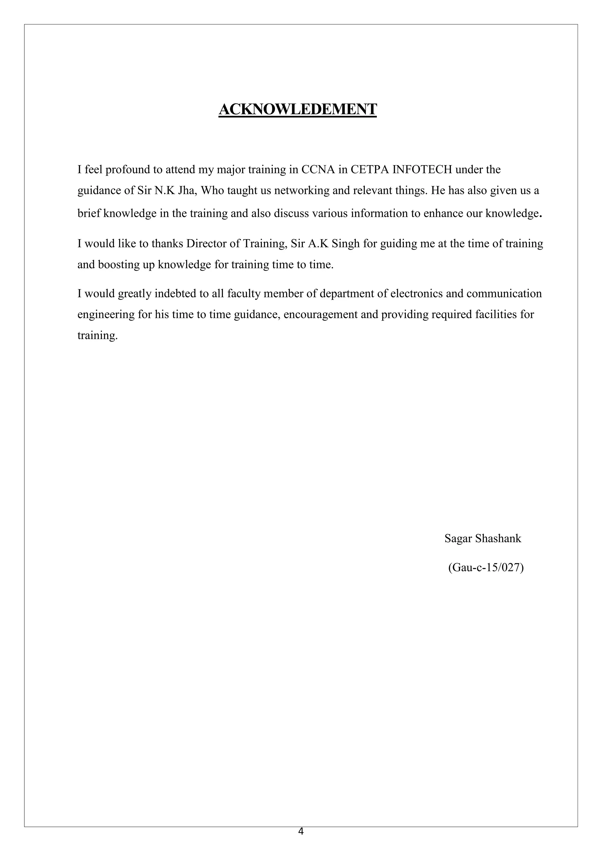 CCNA project-report | PDF