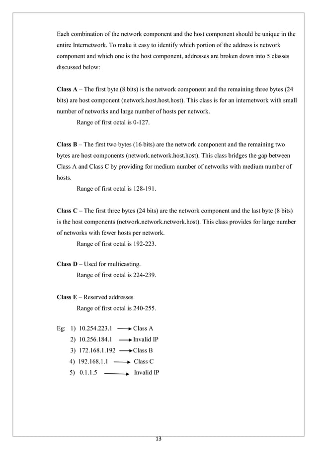 CCNA project-report | PDF | Computer Networking | Computing