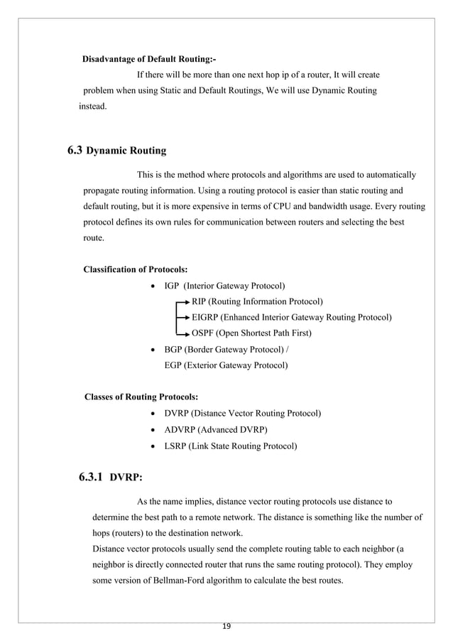 CCNA project-report | PDF | Computer Networking | Computing