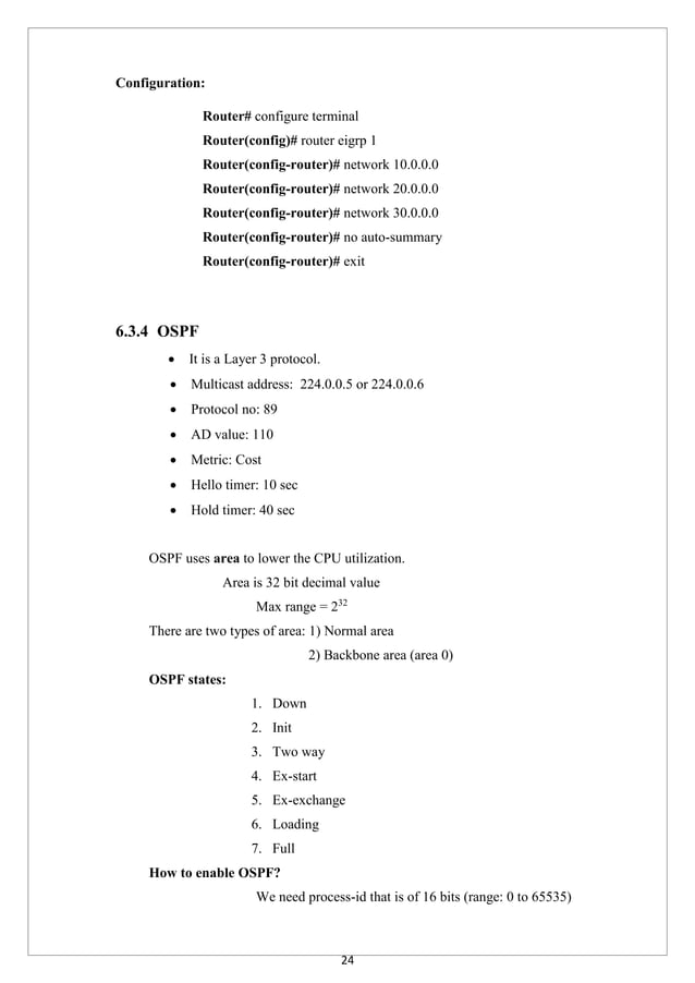 CCNA project-report | PDF | Computer Networking | Computing