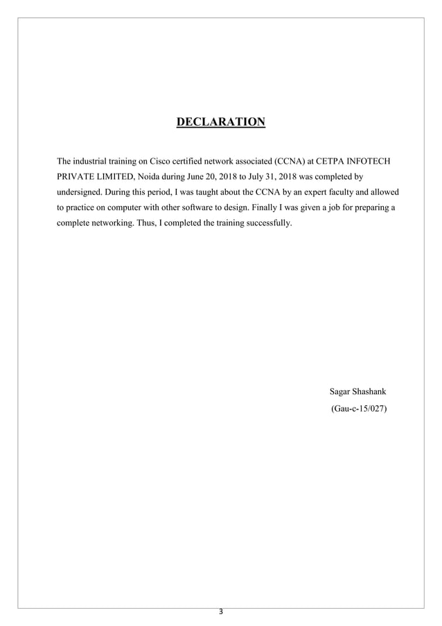 Ccna Project Report Pdf Computer Networking Computing