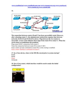 Ccna 1 chapter 11 v4.0 answers 2011 | DOC