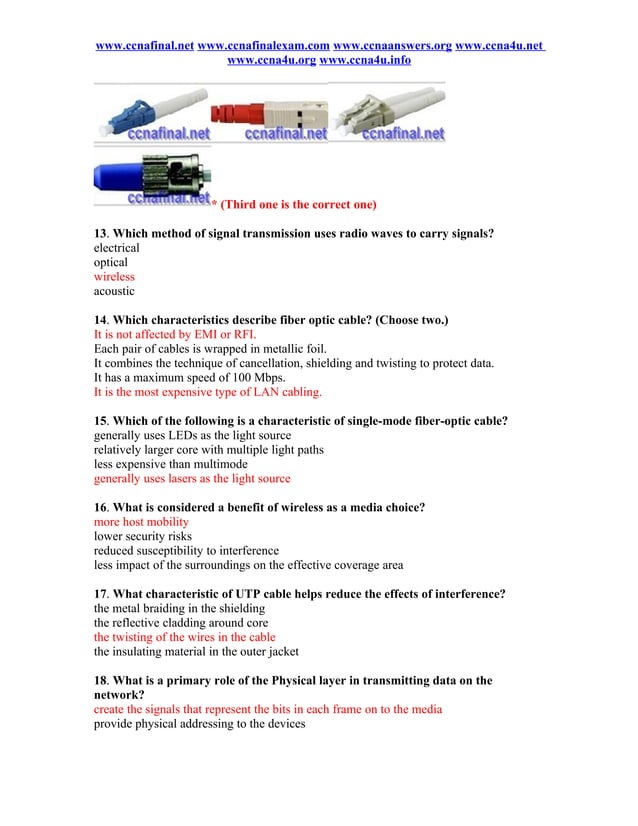 Ccna 1 chapter 8 v4.0 answers 2011 | PDF