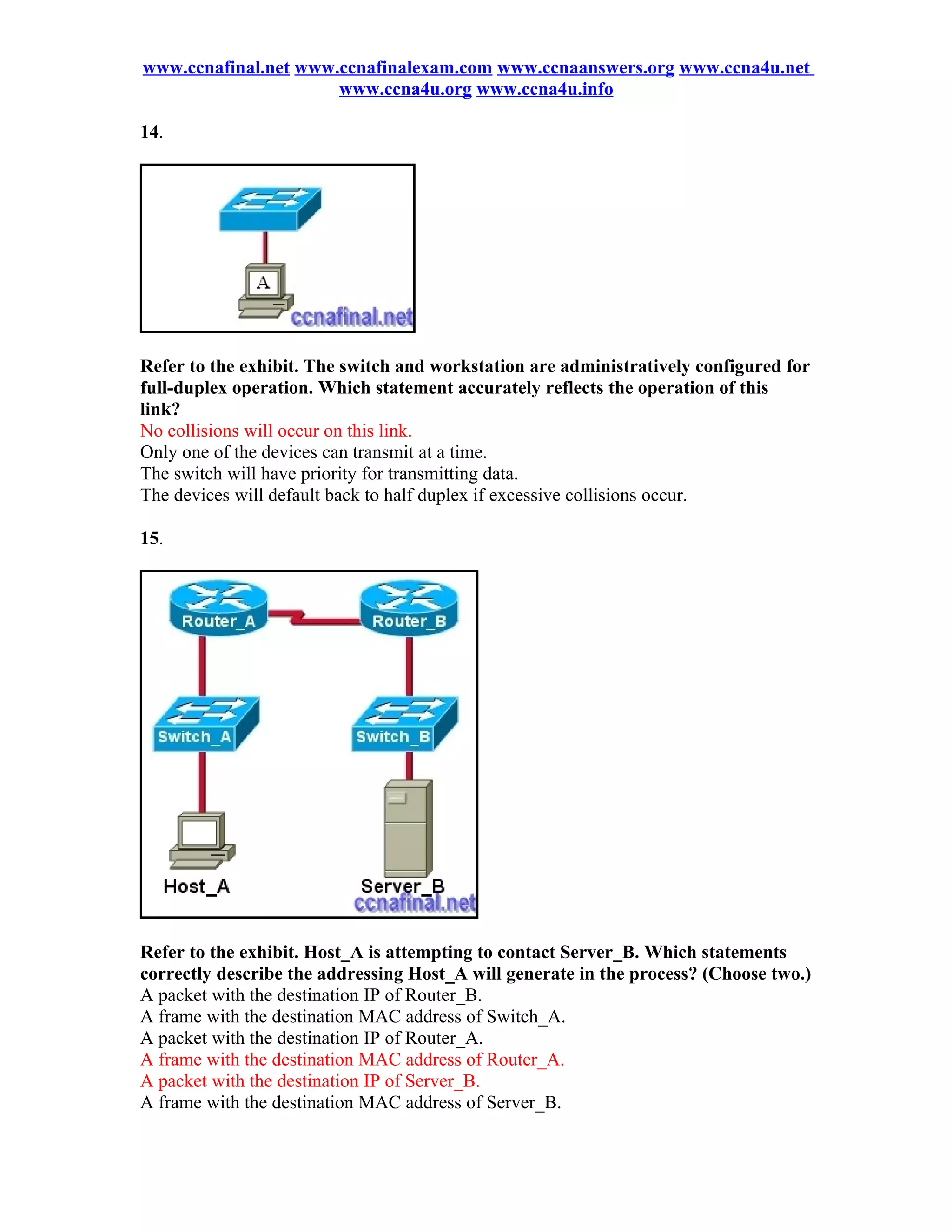 Ccna 1 chapter 9 v4.0 answers 2011 | PDF