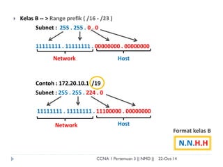 Ccna 1 pertemuan 3 | PDF
