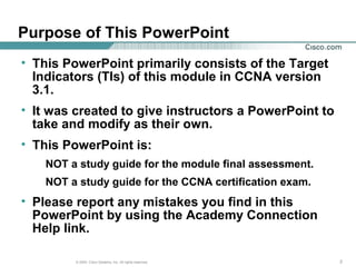 Ccna1v3.1 mod02 | PPT