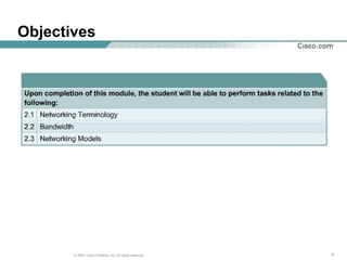 Ccna1v3.1 mod02 | PPT | Computer Networking | Computing