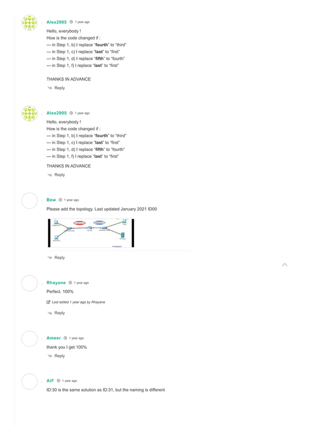 CCNA1 v7.0_ ITN Practice PT Skills Assessment (PTSA)12 Answers.pdf | Computer Networking | Computing