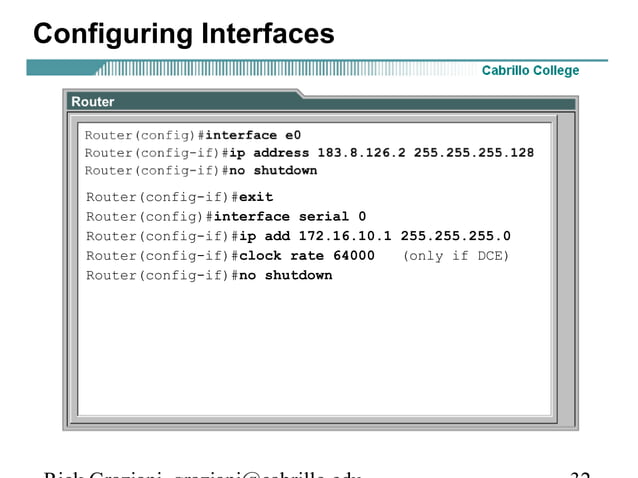 Ccna2 mod3-configuring a-router | PPT