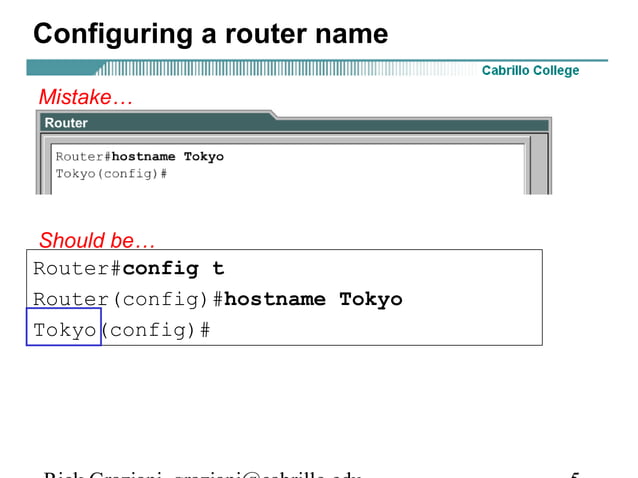 Ccna2 mod3-configuring a-router | PPT