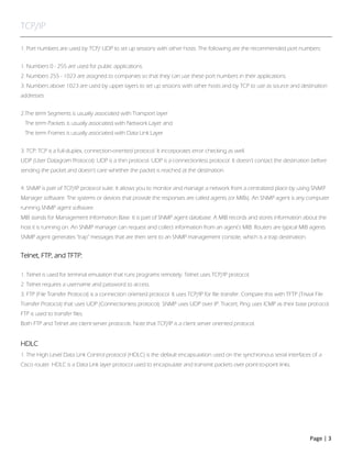 CCNA 200-120 Exam Quick Notes | PDF