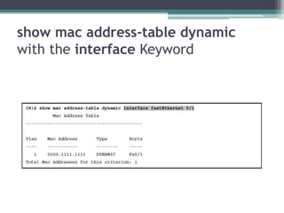 CCNA 200-301 Chapter 5- Analyzing Ethernet LAN Switching.pptx | Computer Networking | Computing